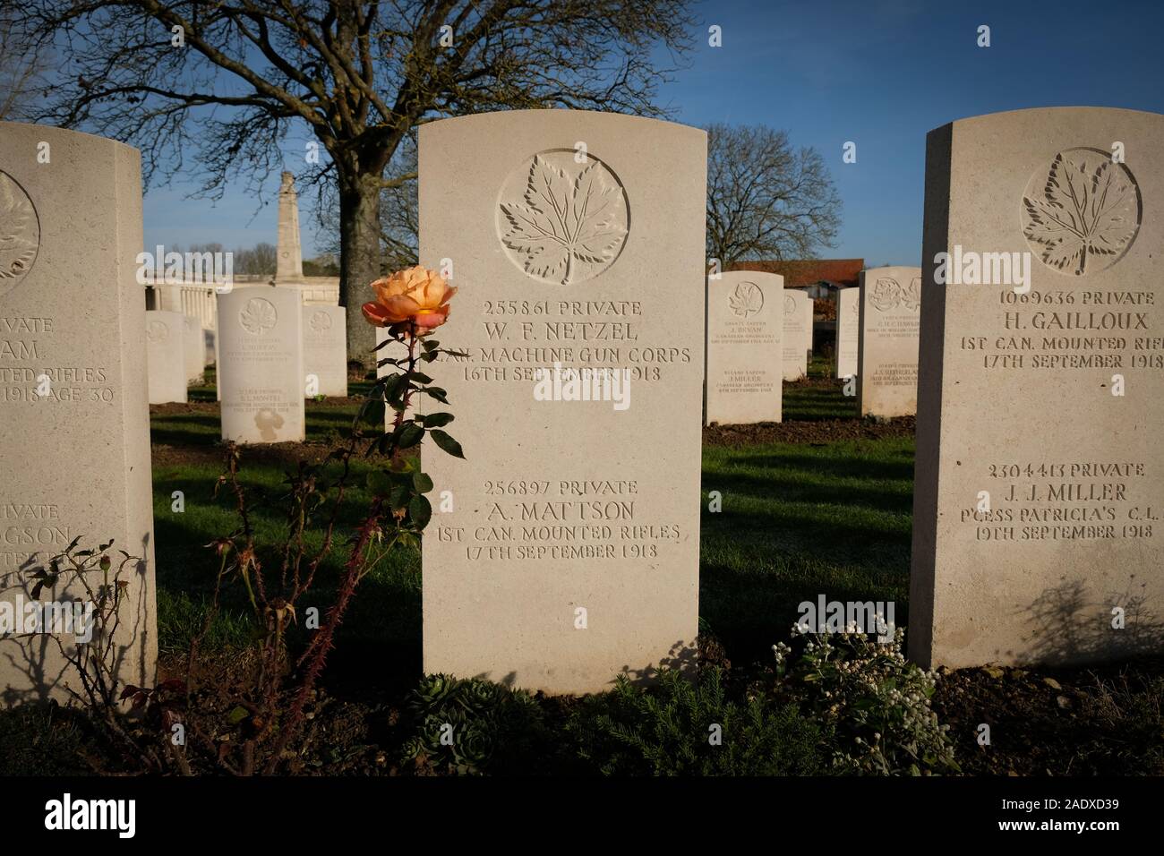 Vis-en-Artois British cemetery. The Vis-en-Artois British Cemetery ...