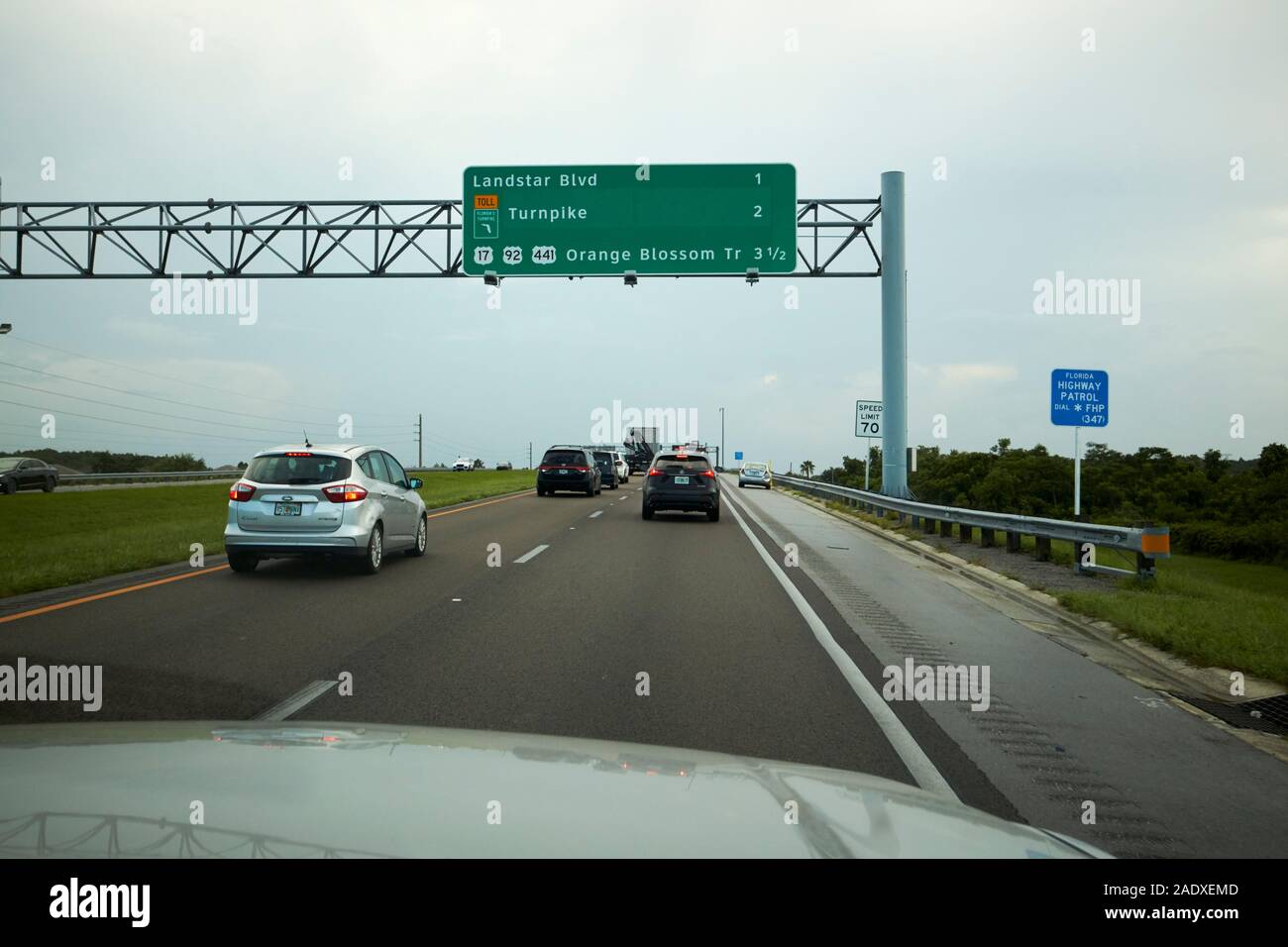 driving along the beachline expressway bee line expressway coming into ...