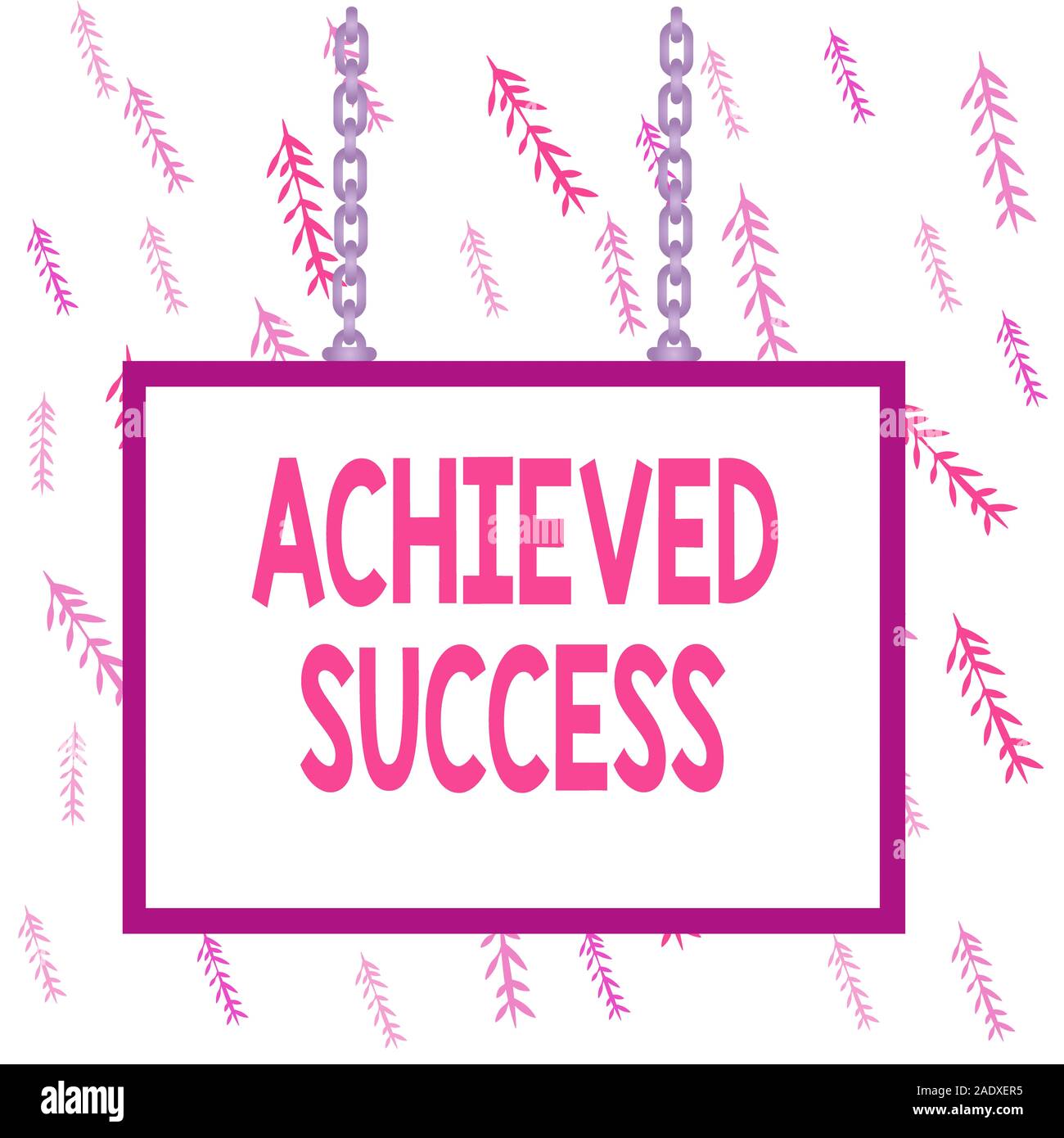 Handwriting text writing Achieved Success. Conceptual photo the ...