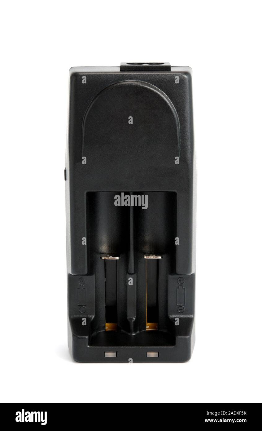 Multifunctional battery charger isolated on white background Stock ...