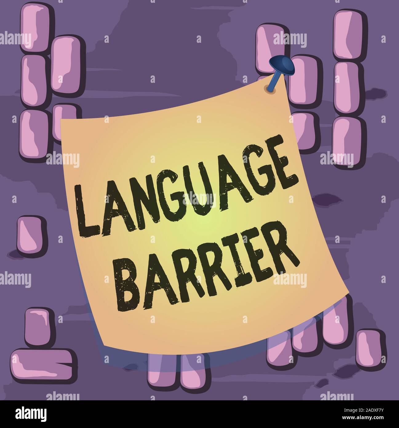 Word writing text Language Barrier. Business photo showcasing ... Word writing text Language Barrier. Business photo showcasing ...