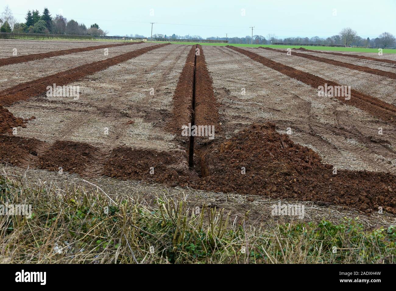 Land drain drainage hi-res stock photography and images - Alamy