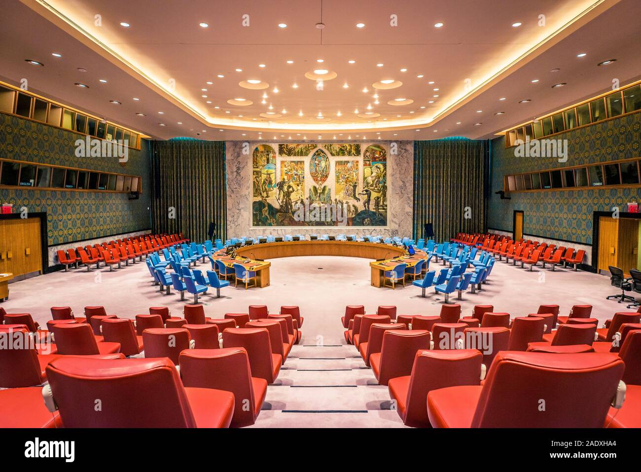 United nations building interior new york hi-res stock photography and ...