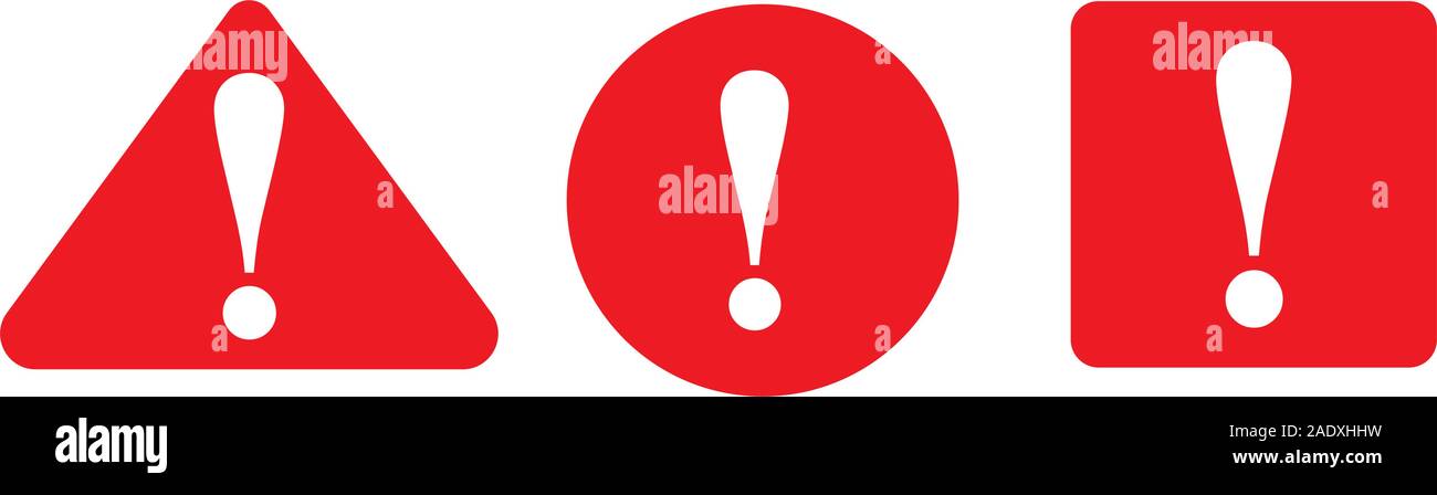 warning danger vector icon illustration design template Stock Vector ...