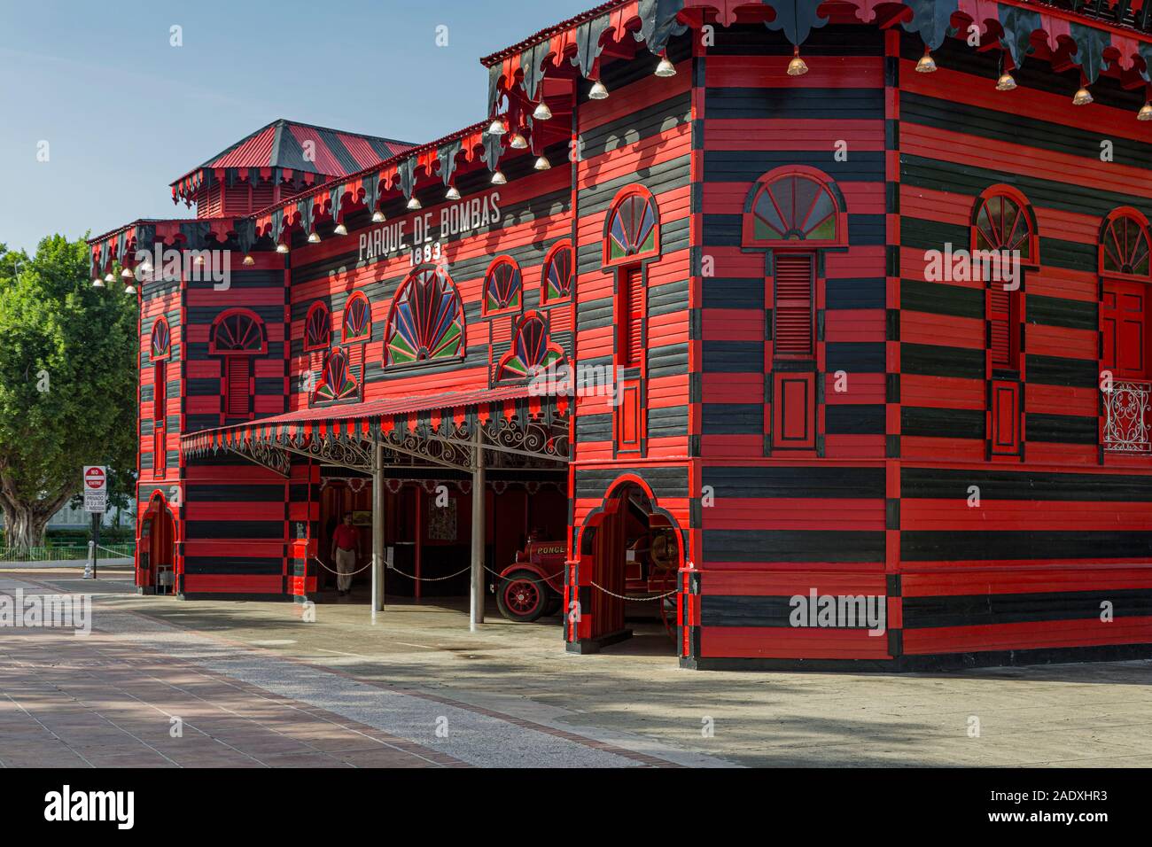 Parque de Bombas (firehouse), Ponce Plaza, Ponce, Puerto Rico Stock ...