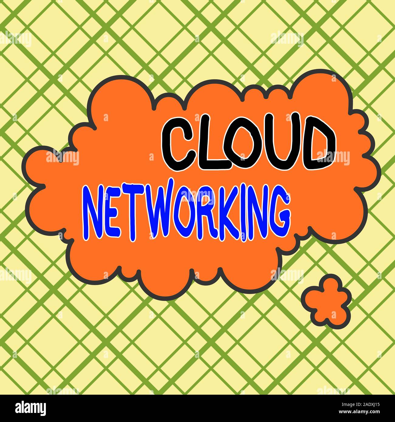 Writing Note Showing Cloud Networking Business Concept For Sourcing