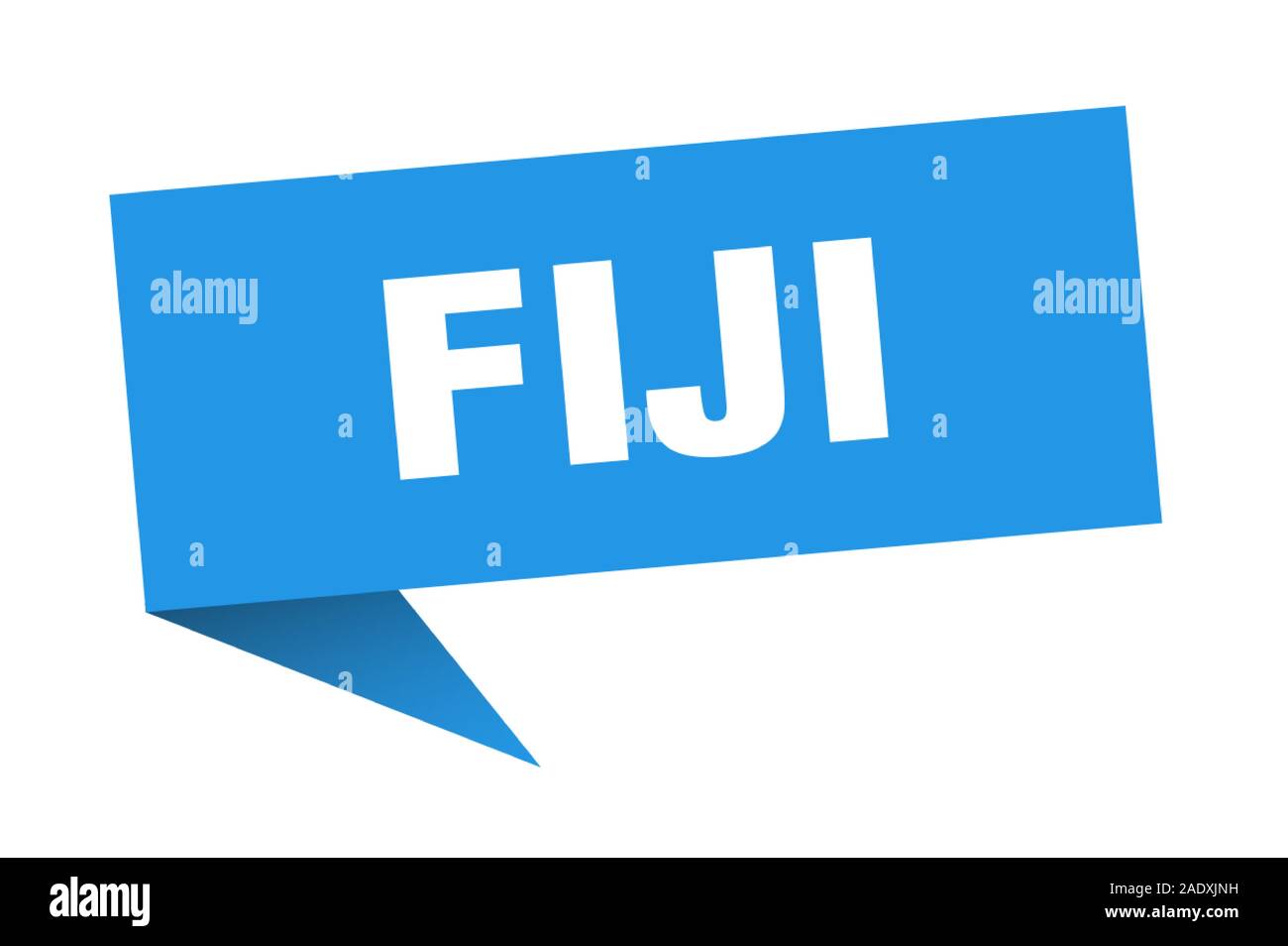 Fiji sticker. Blue Fiji signpost pointer sign Stock Vector Image & Art ...