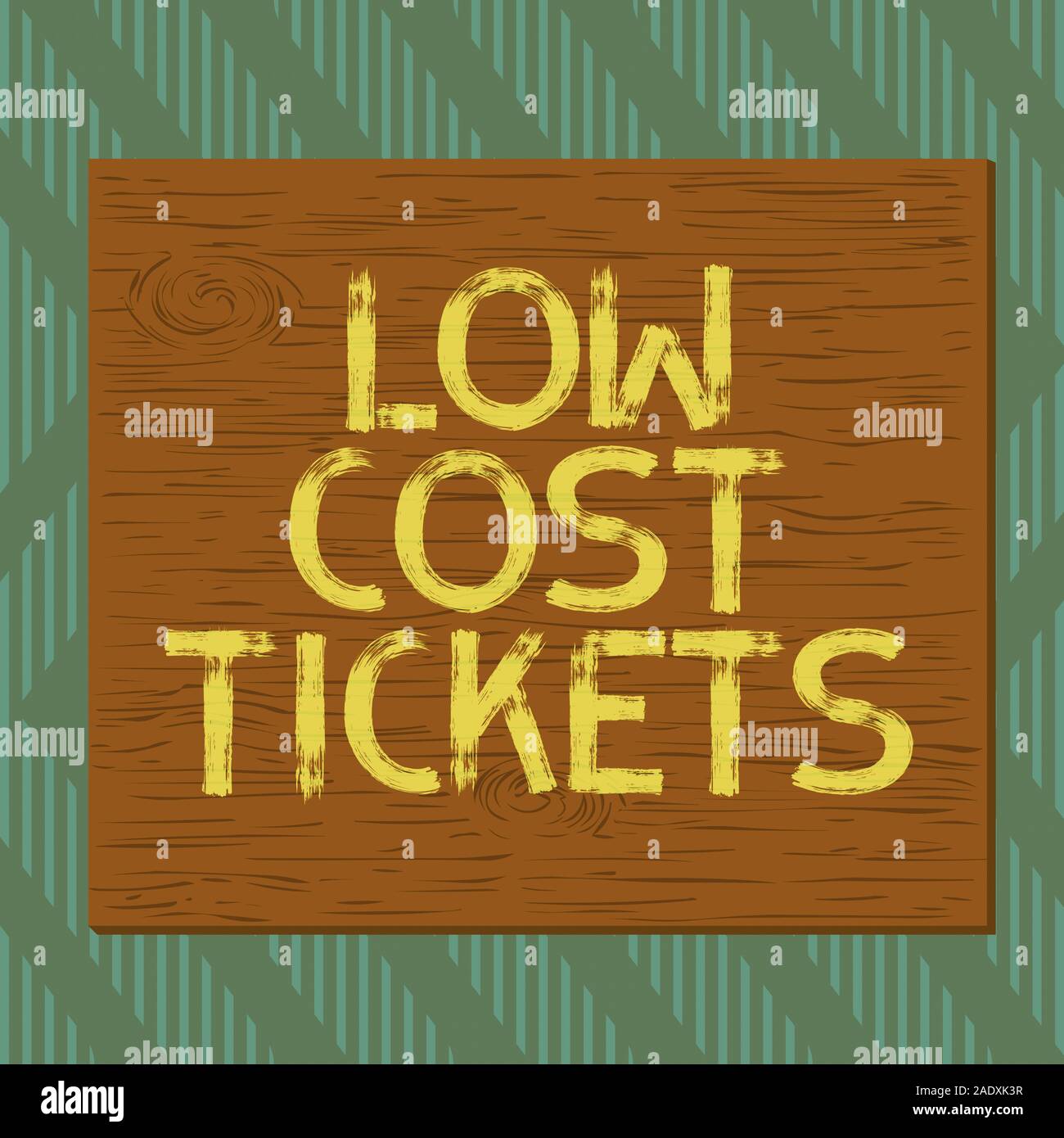 Text sign showing Low Cost Tickets. Business photo text small paper ...