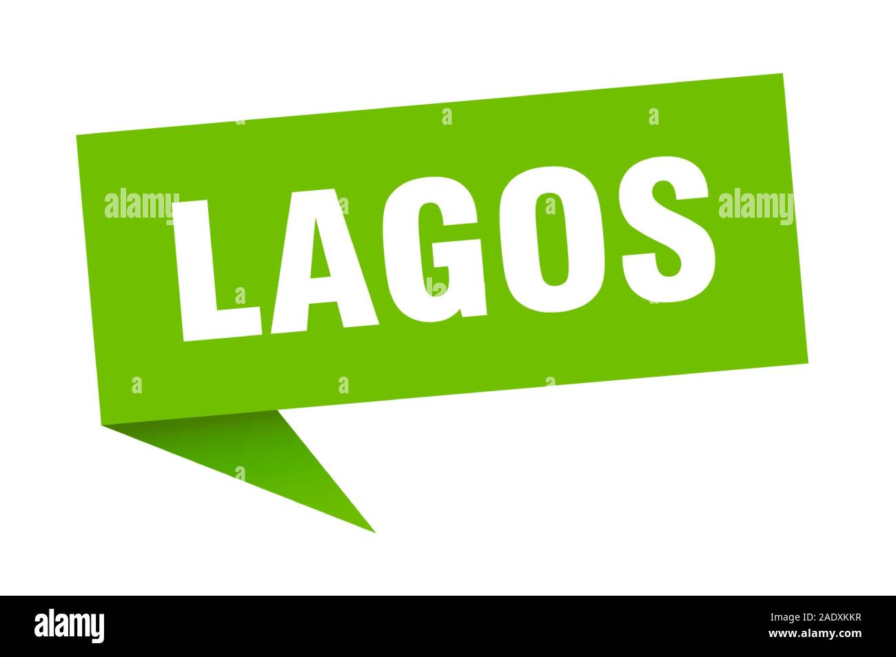 Lagos sticker. Green Lagos signpost pointer sign Stock Vector Image ...