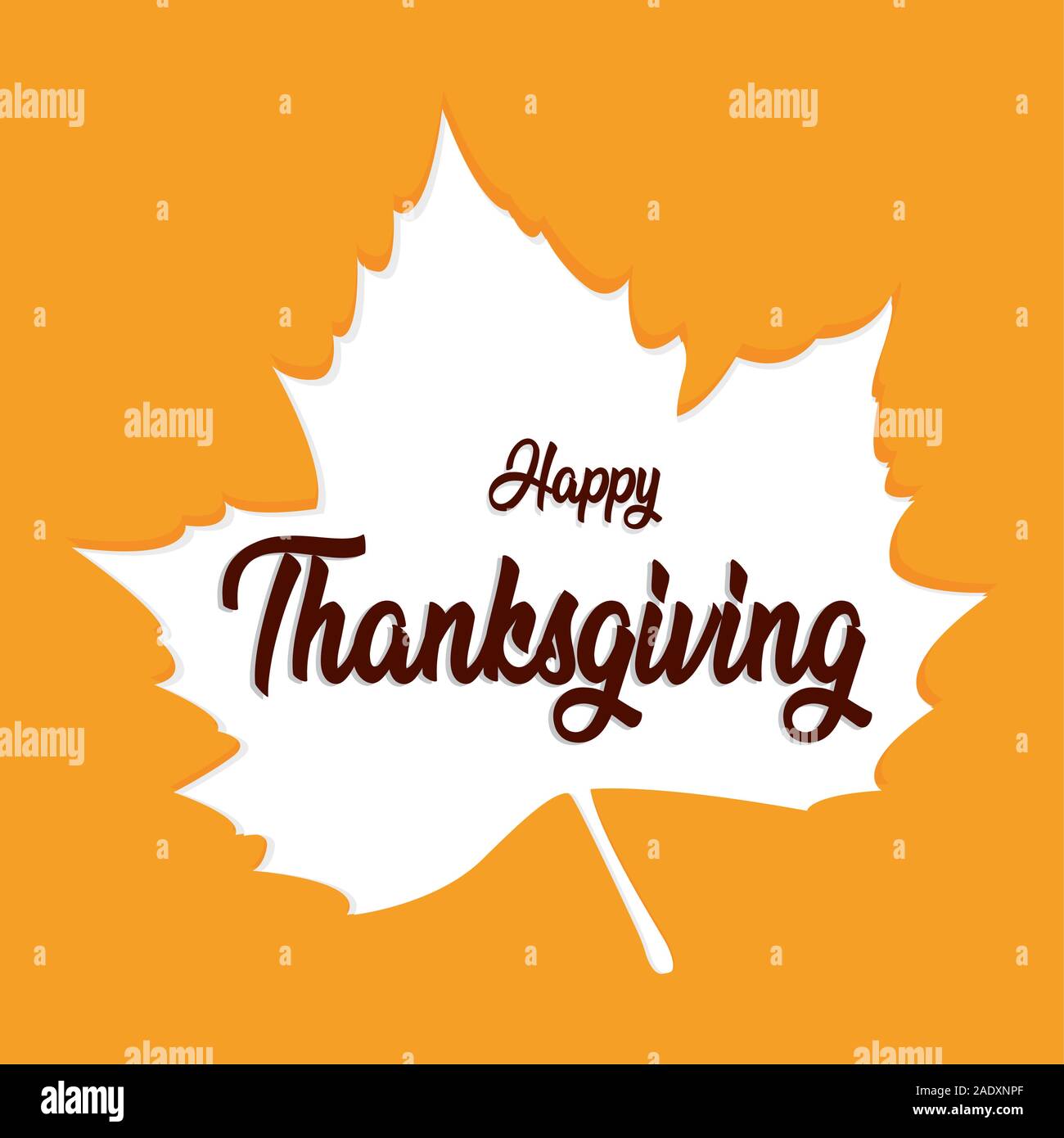 Thanksgiving poster with text Stock Vector Image & Art - Alamy