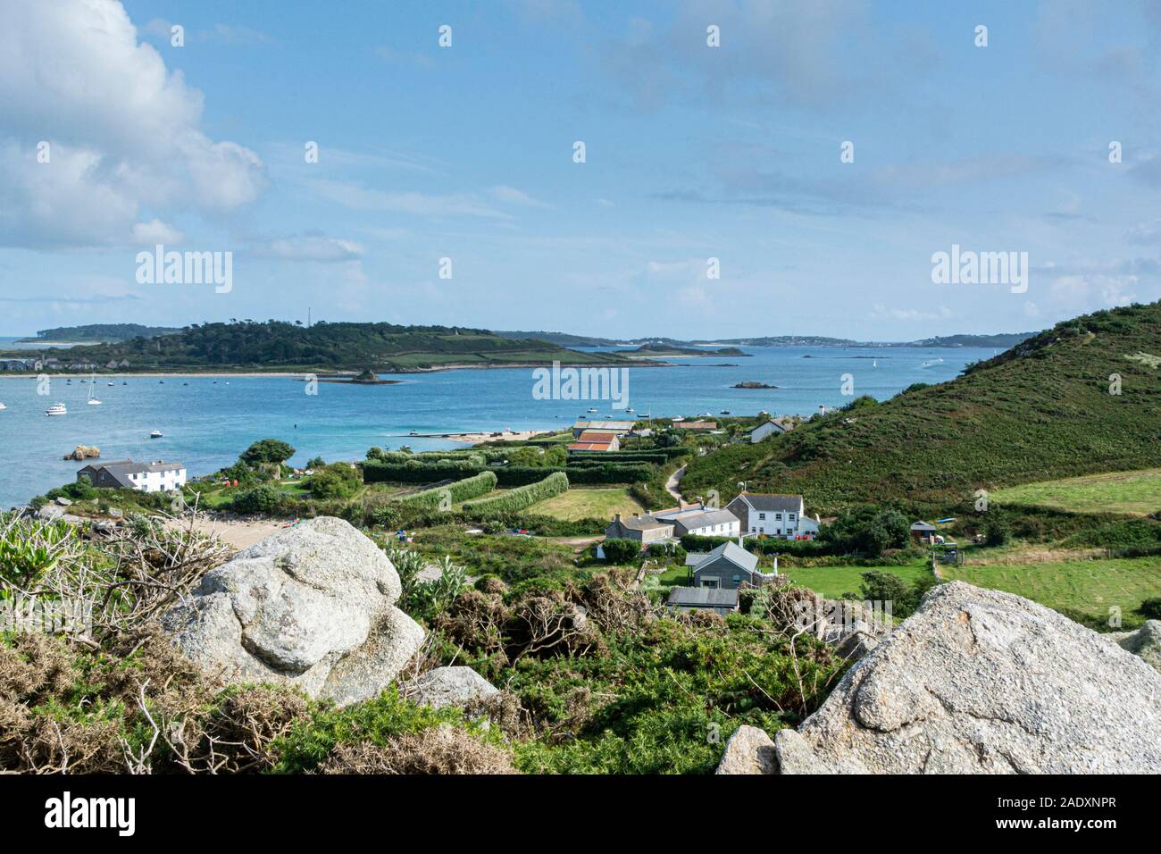 View of part of Bryher and Tresco from Shipman Head Down, Bryher, Isles ...