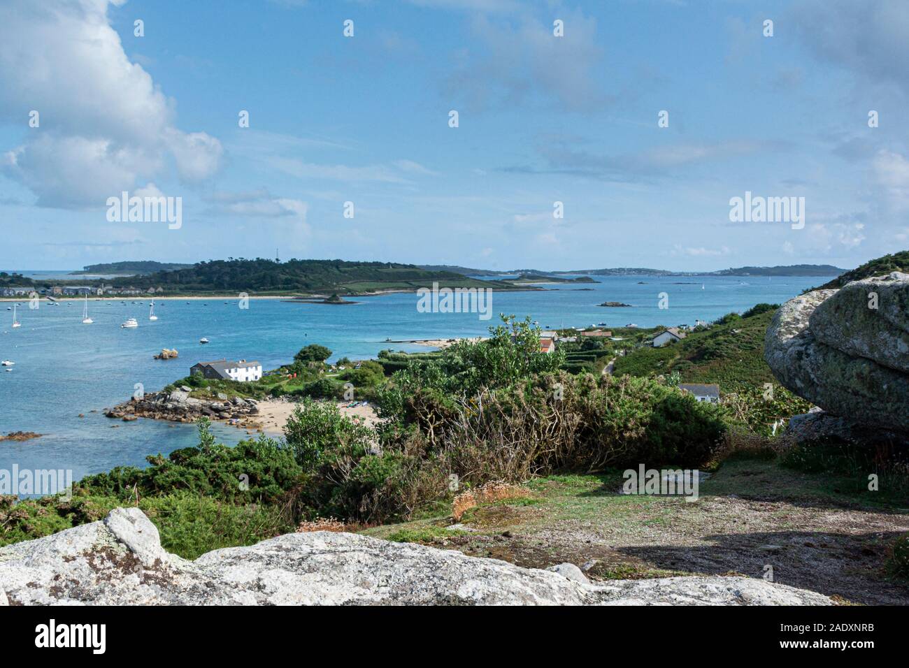 View of part of Bryher and Tresco from Shipman Head Down, Bryher, Isles ...