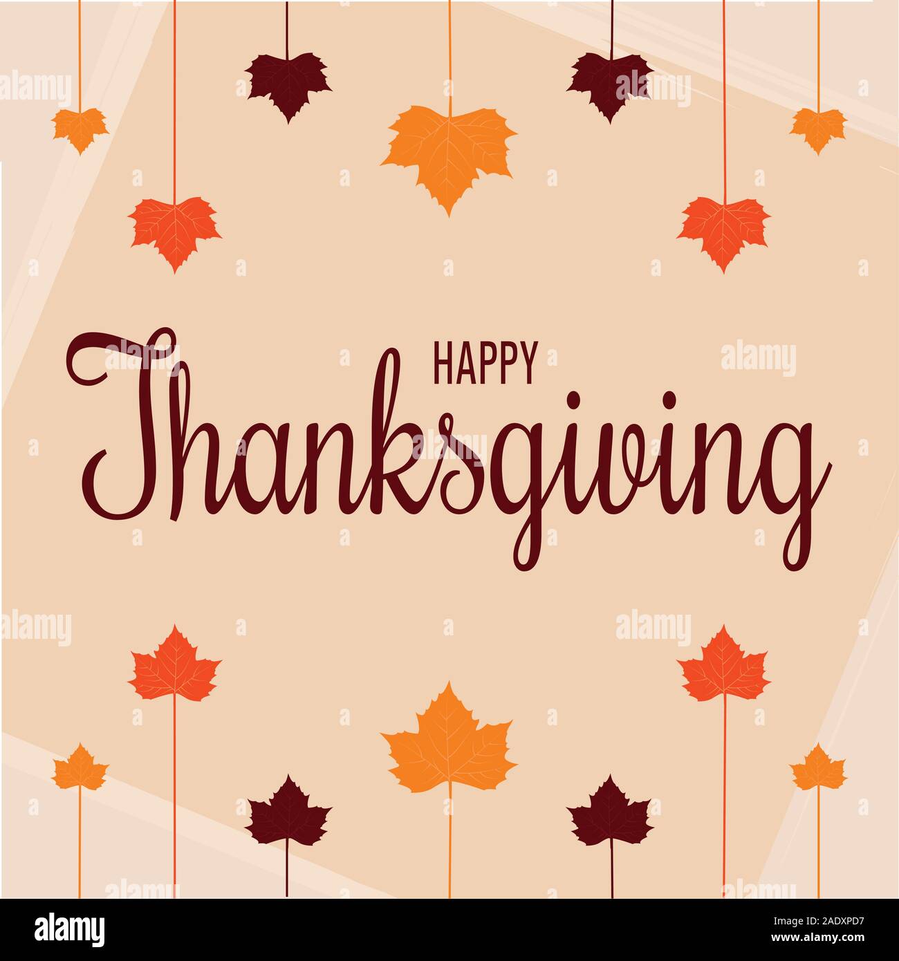 Thanksgiving poster with text Stock Vector Image & Art - Alamy