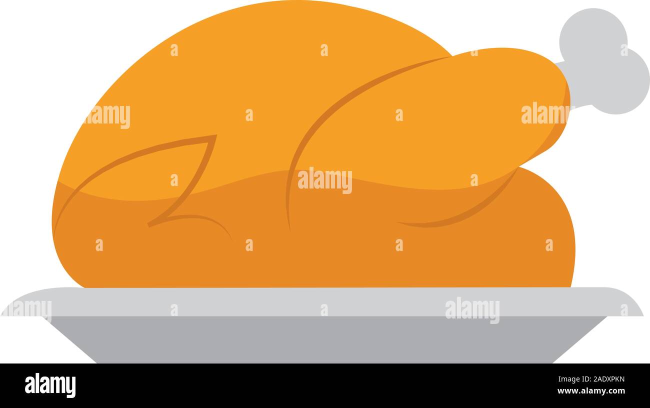 Traditional roast turkey table Stock Vector Images - Alamy
