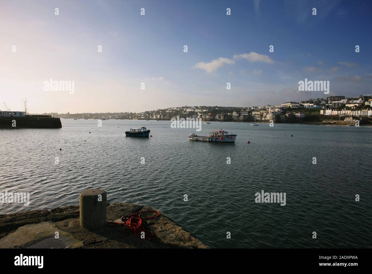 Falmouth from Flushing Quay, Penryn River, Cornwall, UK Stock Photo - Alamy