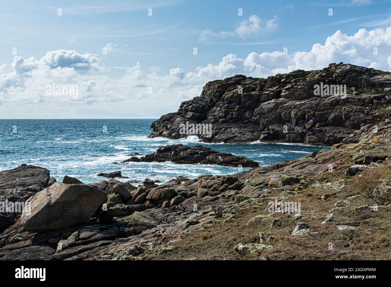 Hell Bay and Shipman Head, Bryher, Isles of Scilly Stock Photo - Alamy