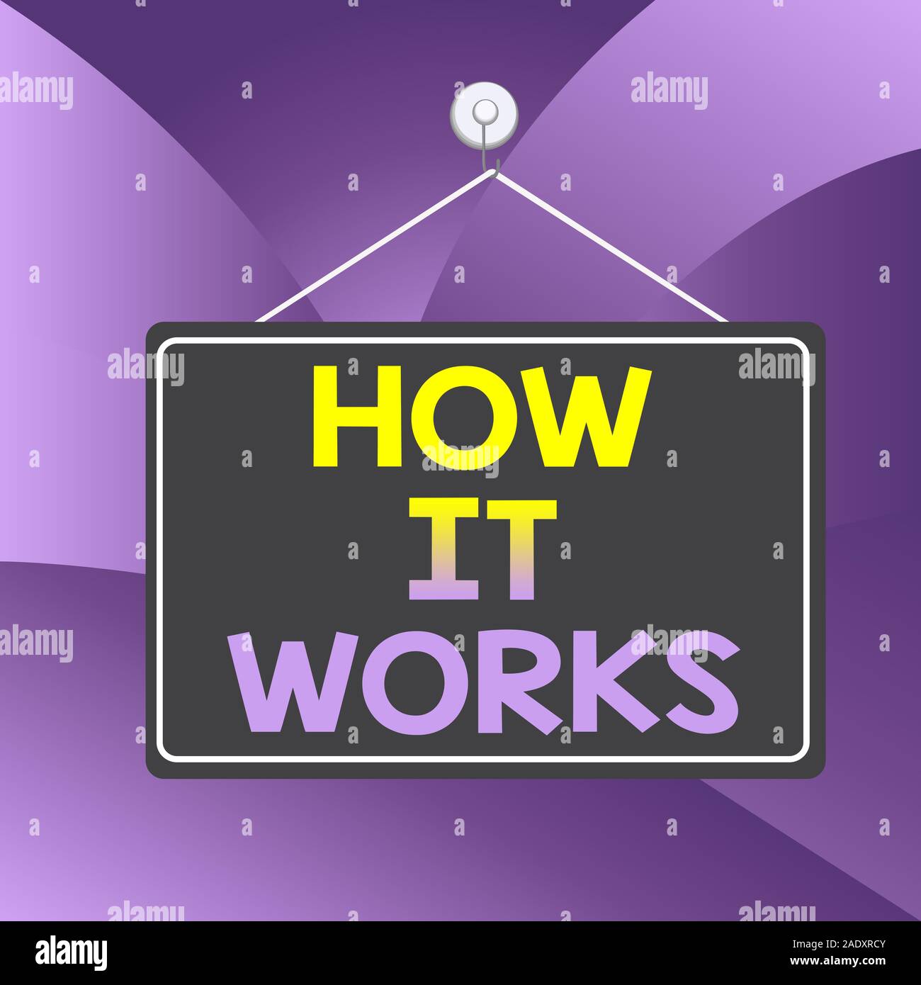 Handwriting text writing How It Works. Conceptual photo Used to asked ...