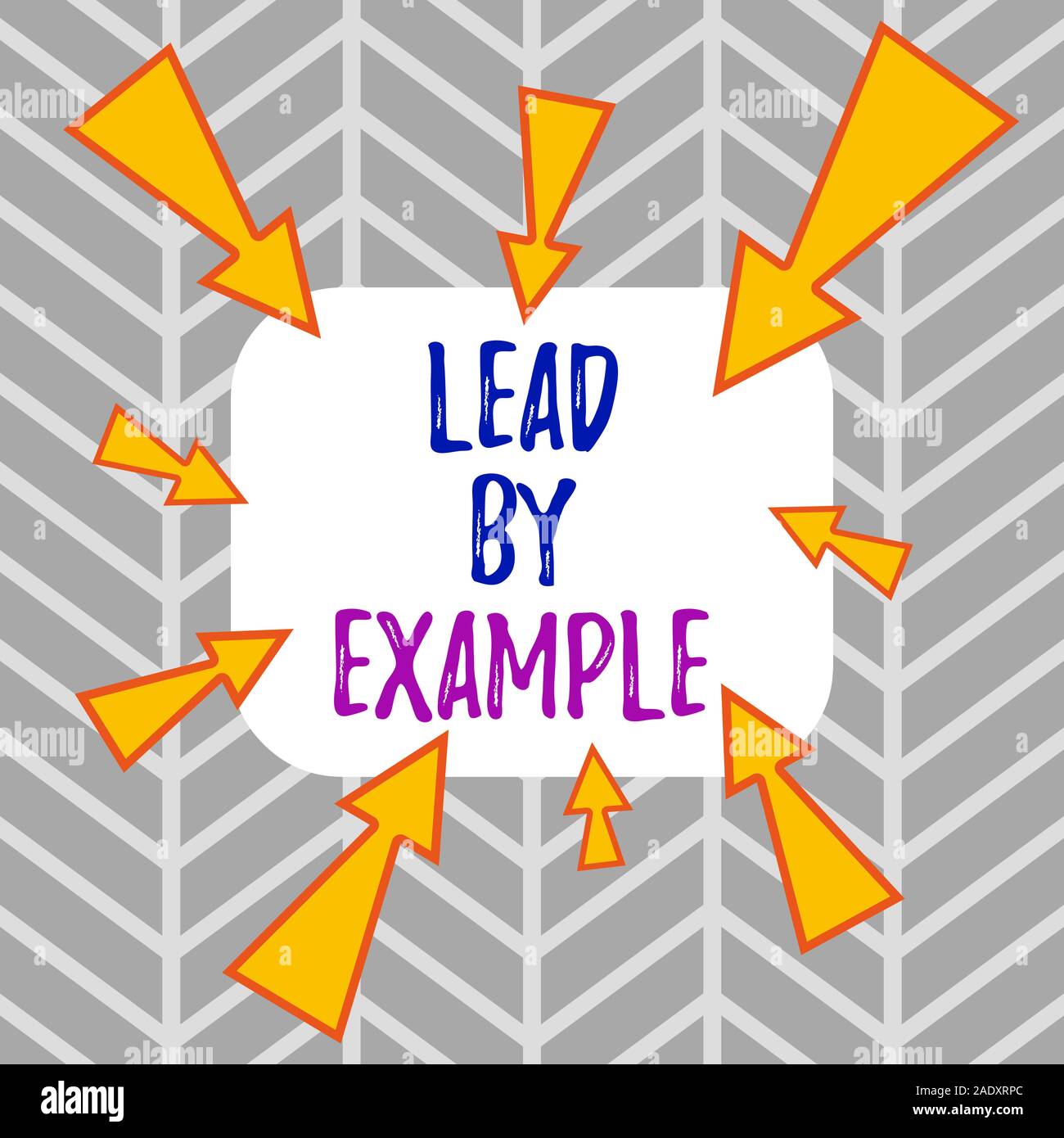 Word writing text Lead By Example. Business photo showcasing Be a ...