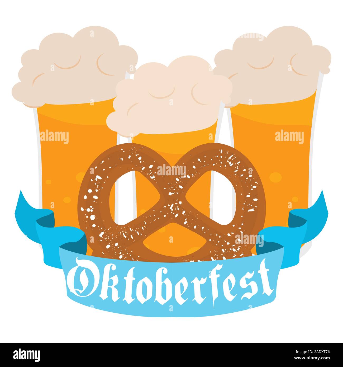 Oktoberfest poster with text Stock Vector Image & Art - Alamy