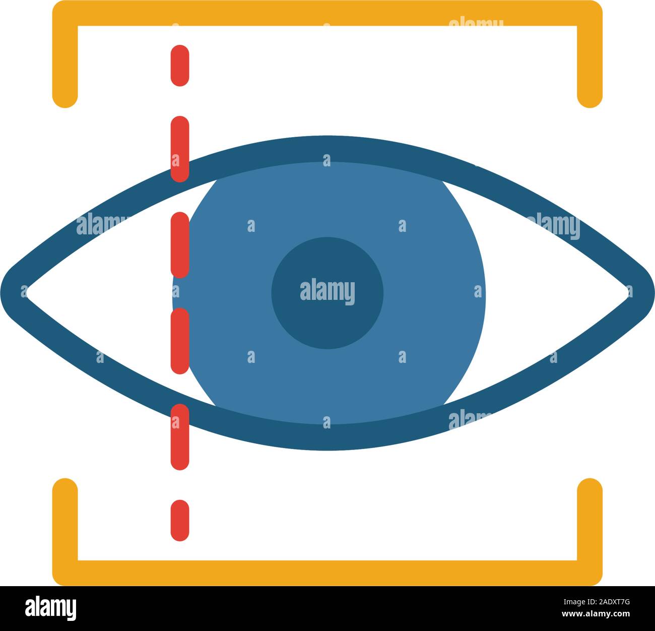 Retinal Recognition icon. Simple element from security icons collection ...