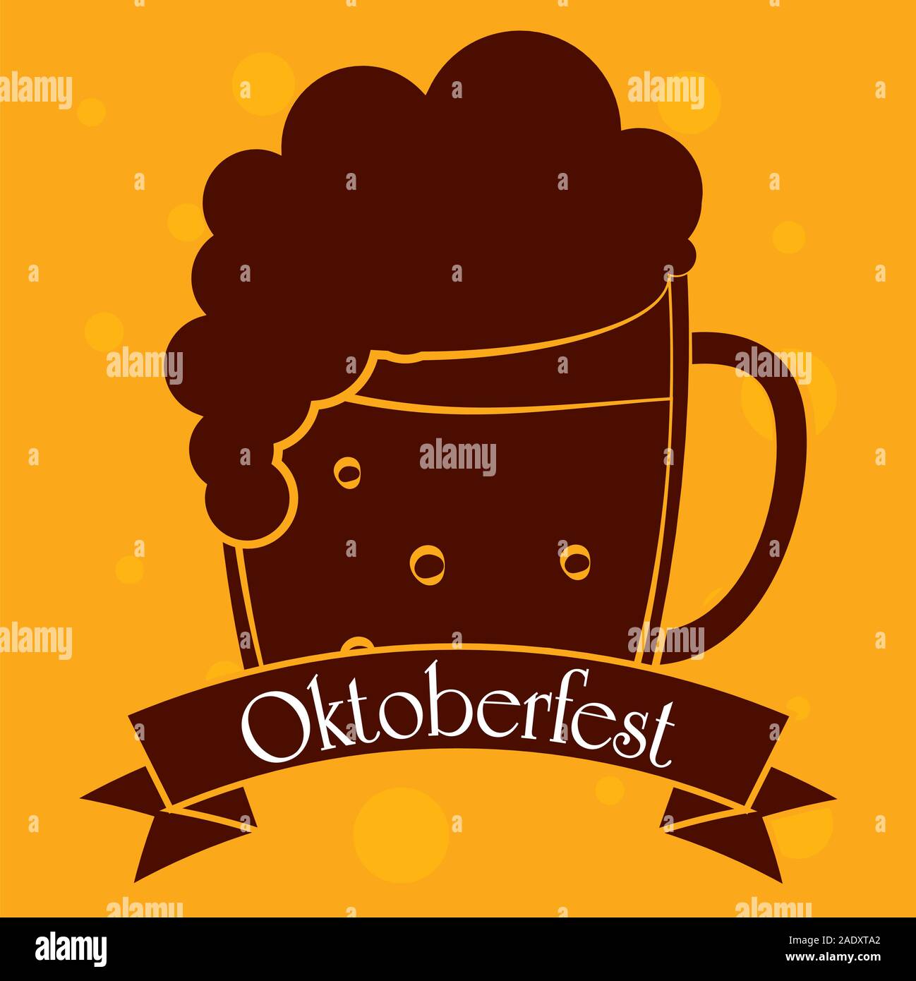 Oktoberfest poster with text Stock Vector Image & Art - Alamy
