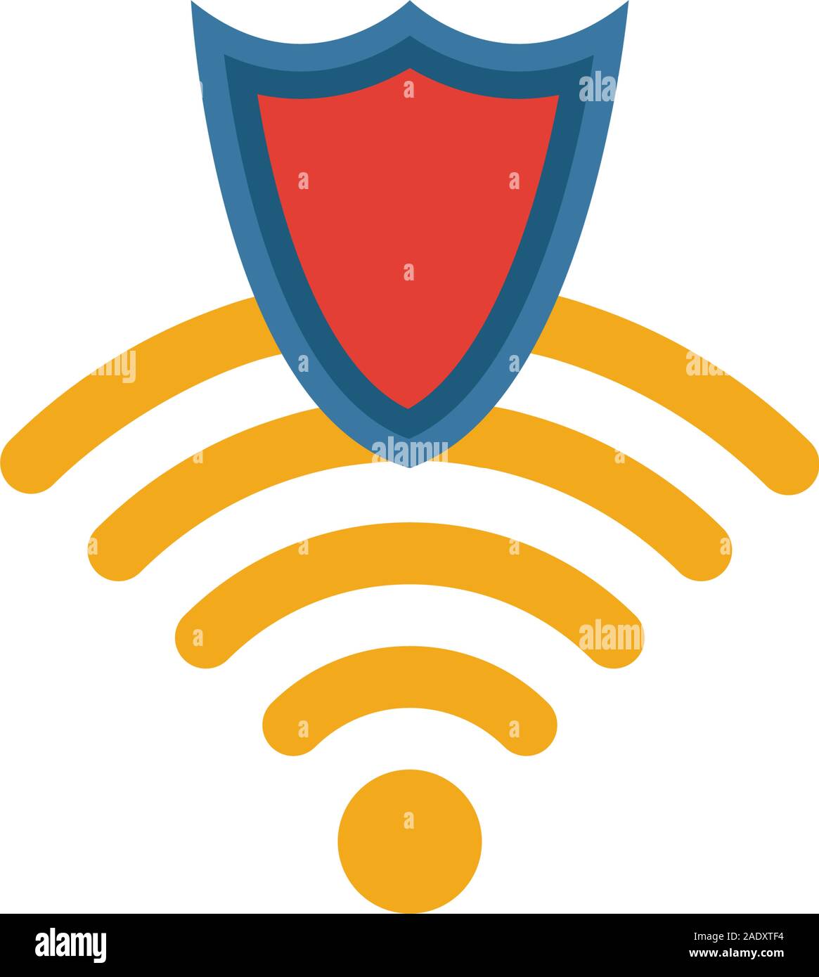 Wifi Security icon. Simple element from security icons collection ...