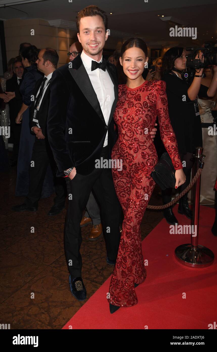 04 December 2019, Bavaria, Munich: Actress Lena Meckel and Michael ...