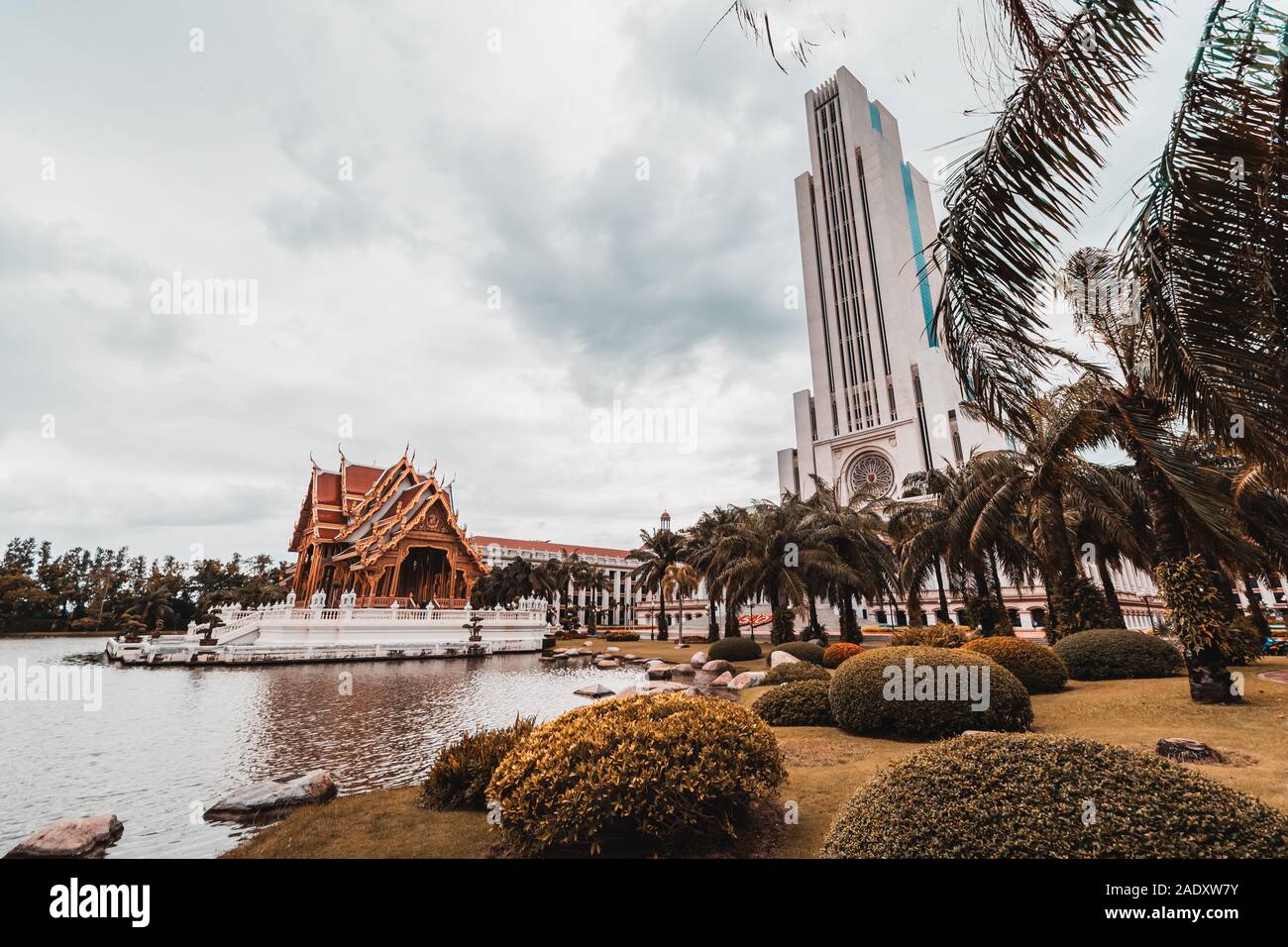 Landscape of Cathedral of Learning (CL) Building at Assumption ...