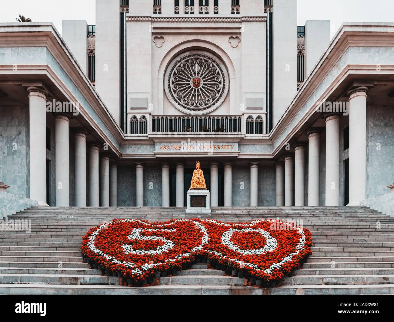 Landscape of Cathedral of Learning (CL) Building at Assumption ...