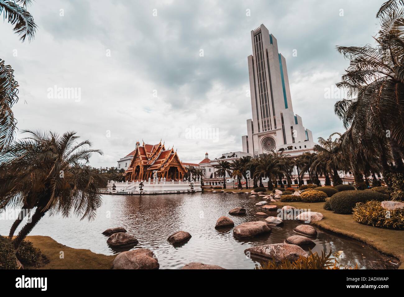 Landscape of Cathedral of Learning (CL) Building at Assumption ...