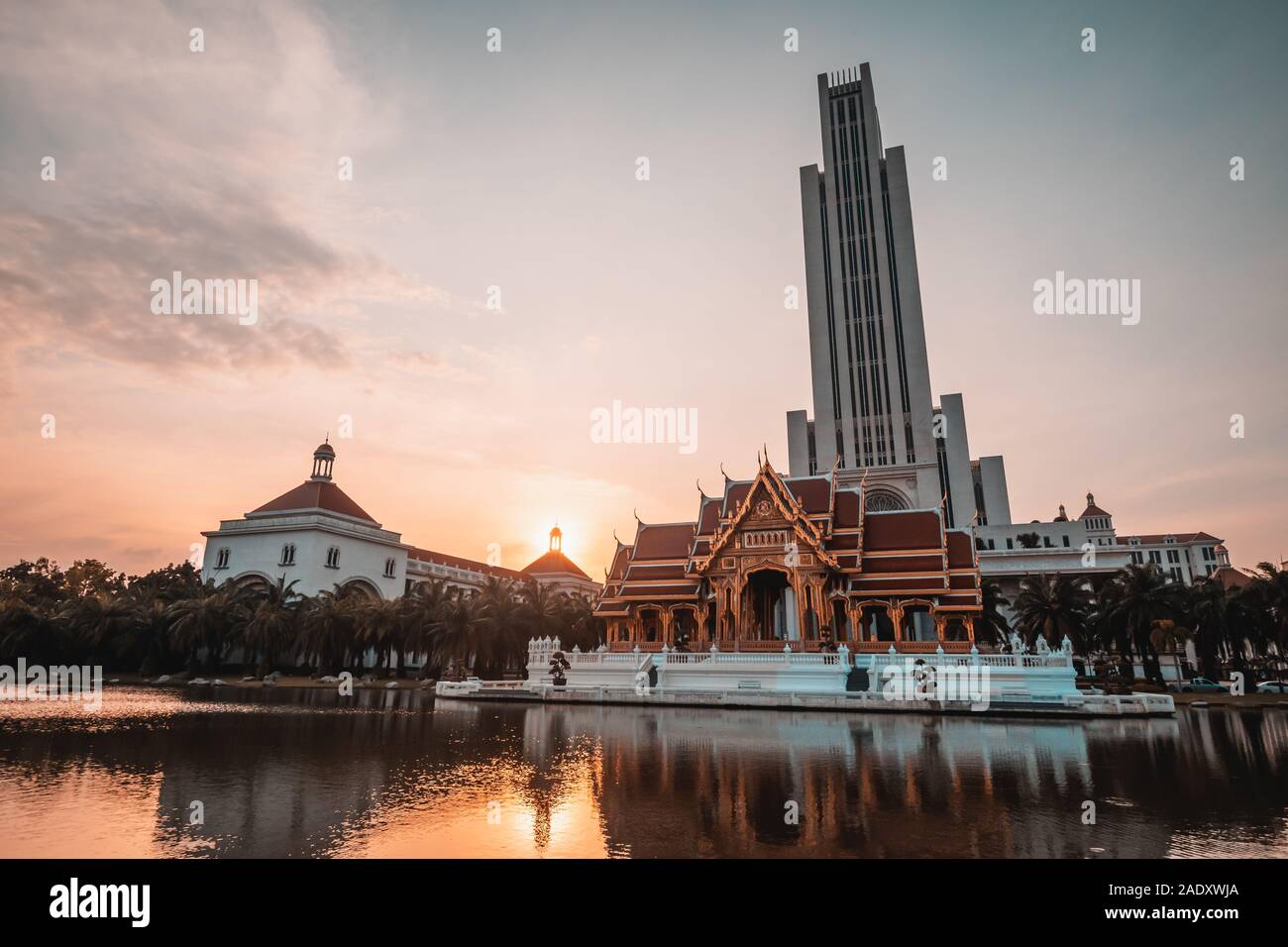 Landscape of Cathedral of Learning (CL) Building at Assumption ...
