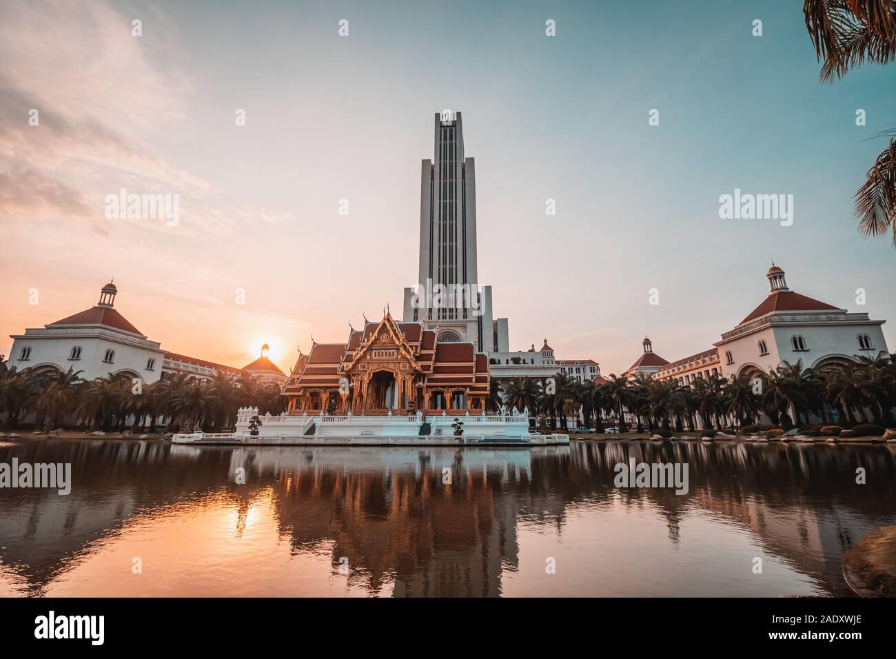 Landscape of Cathedral of Learning (CL) Building at Assumption ...