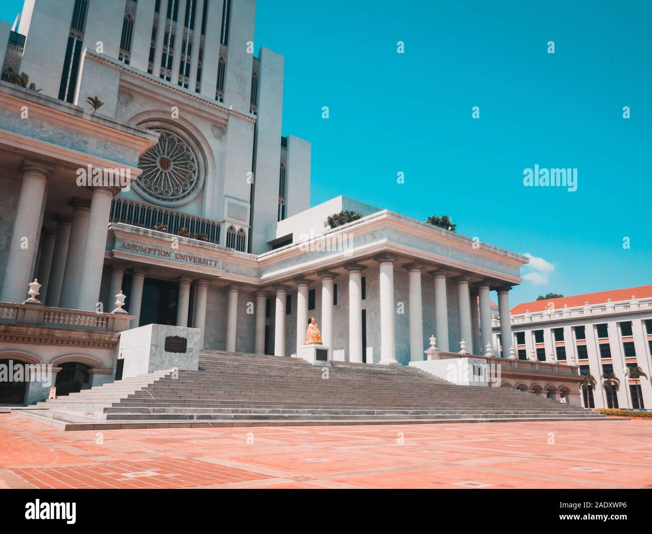 Landscape of Cathedral of Learning (CL) Building at Assumption ...