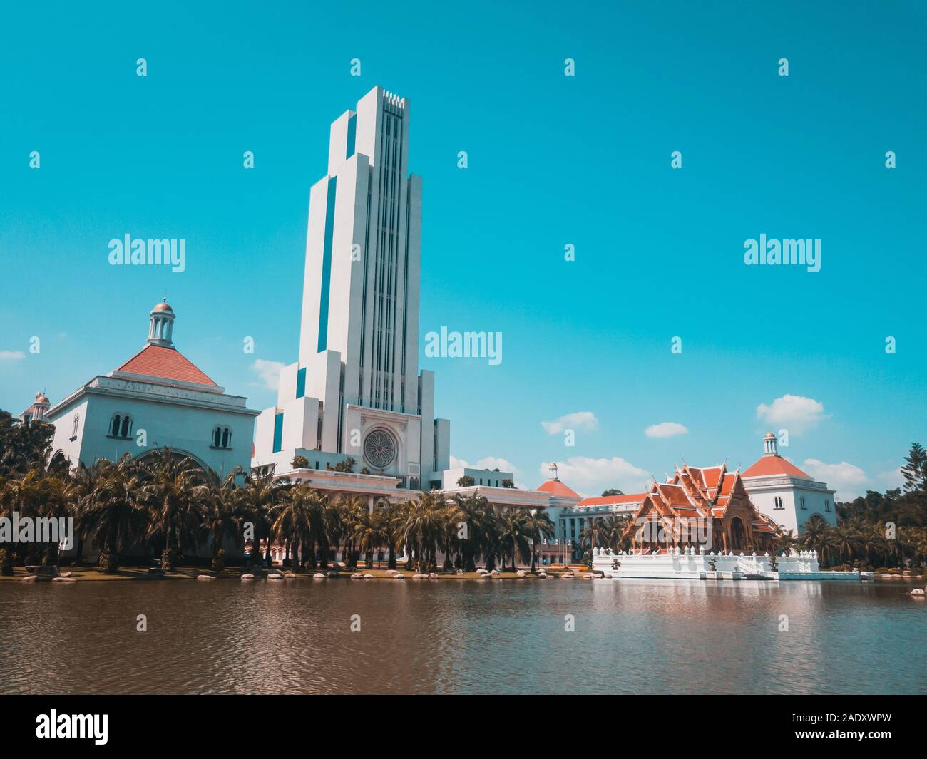 Landscape of Cathedral of Learning (CL) Building at Assumption ...
