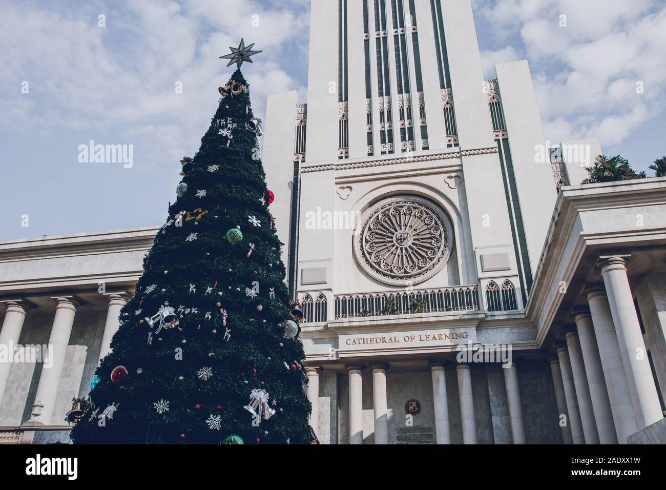 Landscape of Cathedral of Learning (CL) Building at Assumption ...