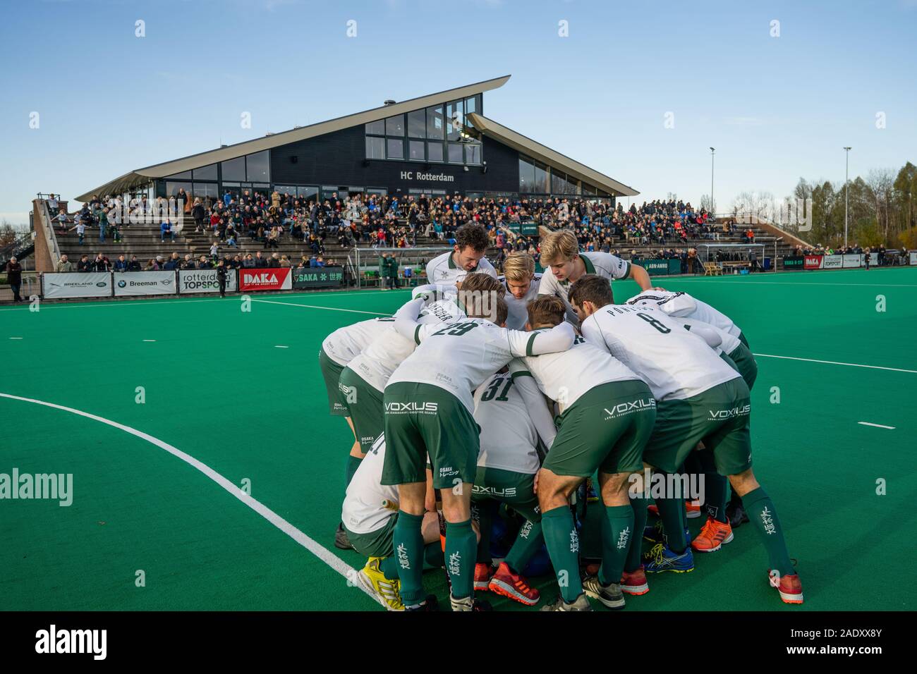 ROTTERDAM, 0112-2019, Hoofdklasse Hockey Heren Seizoen 2019-2020. Venue: HC Rotterdam. Team ...