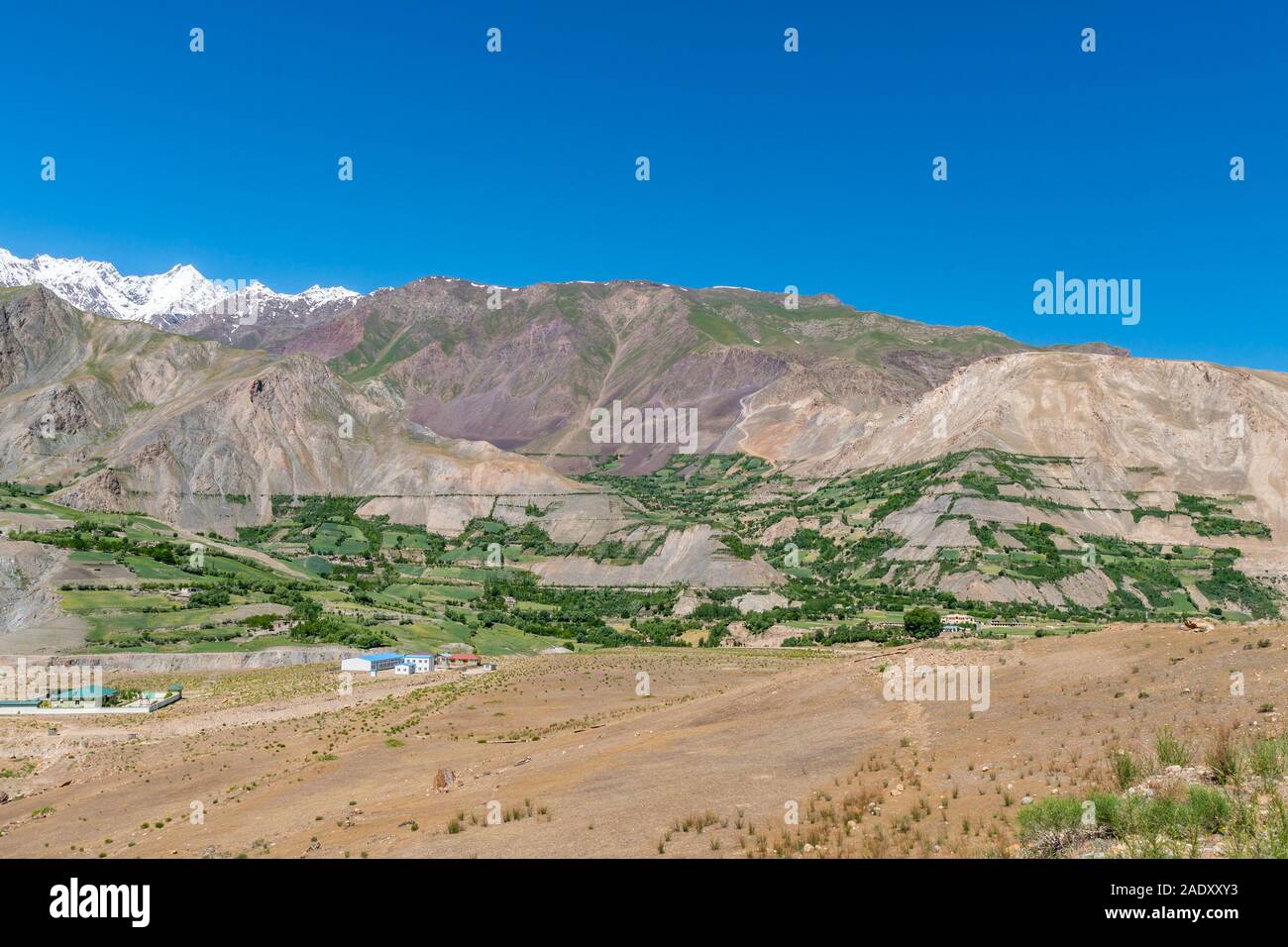 Qalai Khumb to Khorog Pamir Highway Picturesque Panj River Valley View ...