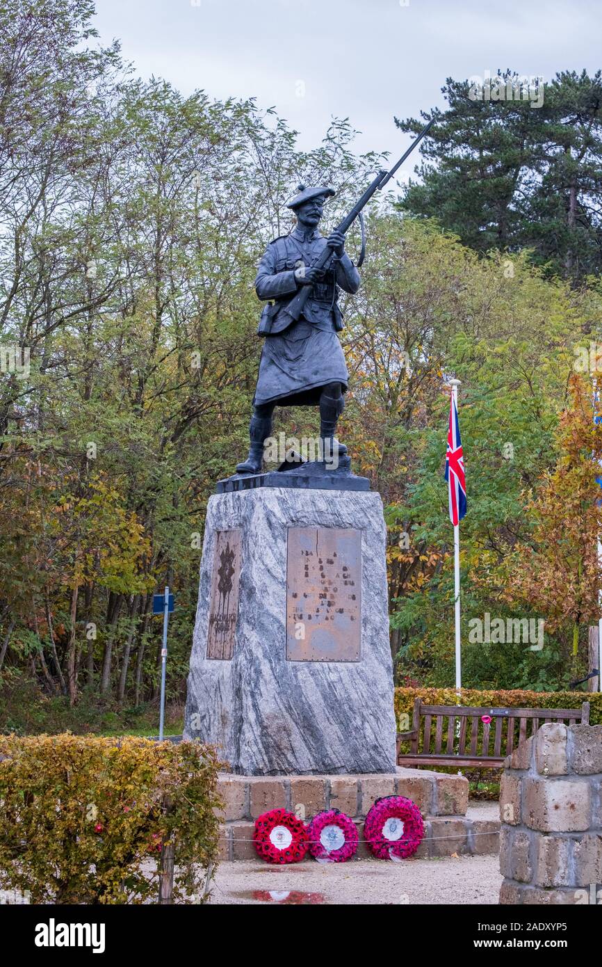 Black Watch Corner memorial at Polygon Wood, Zonnebeke Stock Photo - Alamy Black Watch Corner memorial at Polygon Wood, Zonnebeke Stock Photo - Alamy