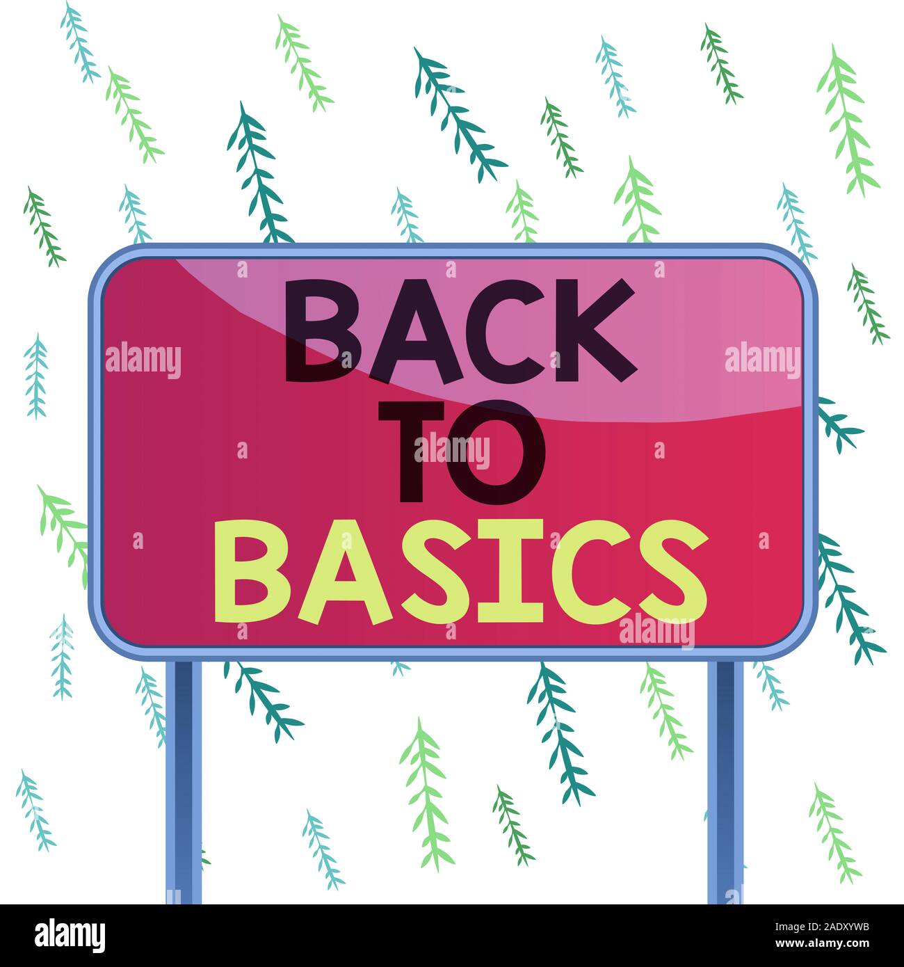 Handwriting text Back To Basics. Conceptual photo Return simple things ...