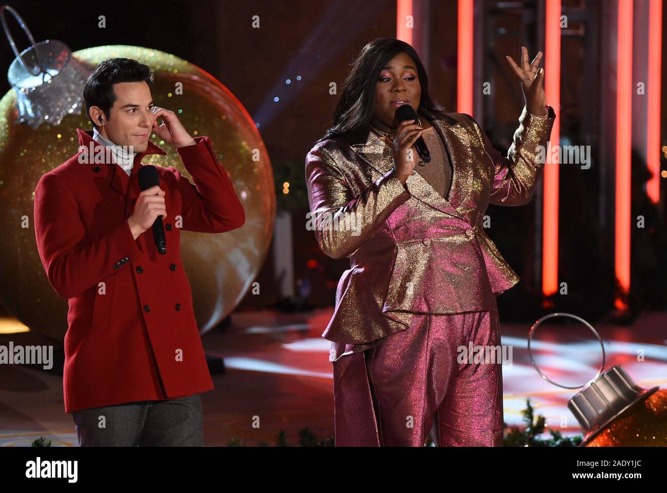 Alex Newell, Skylar Astin in attendance for 87th Annual Rockefeller ...