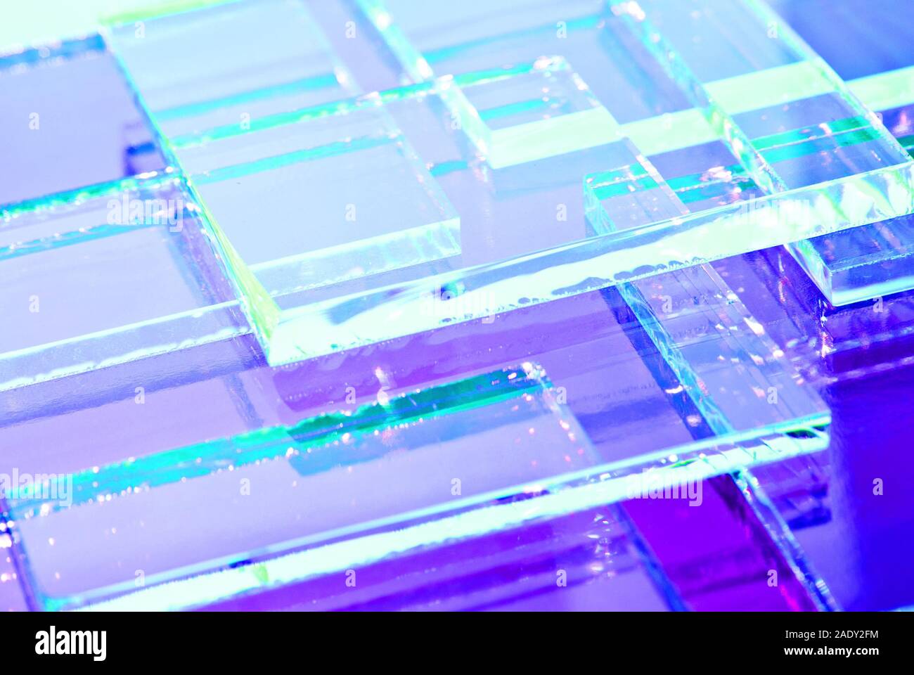 Transparent colored glass Stock Photo - Alamy