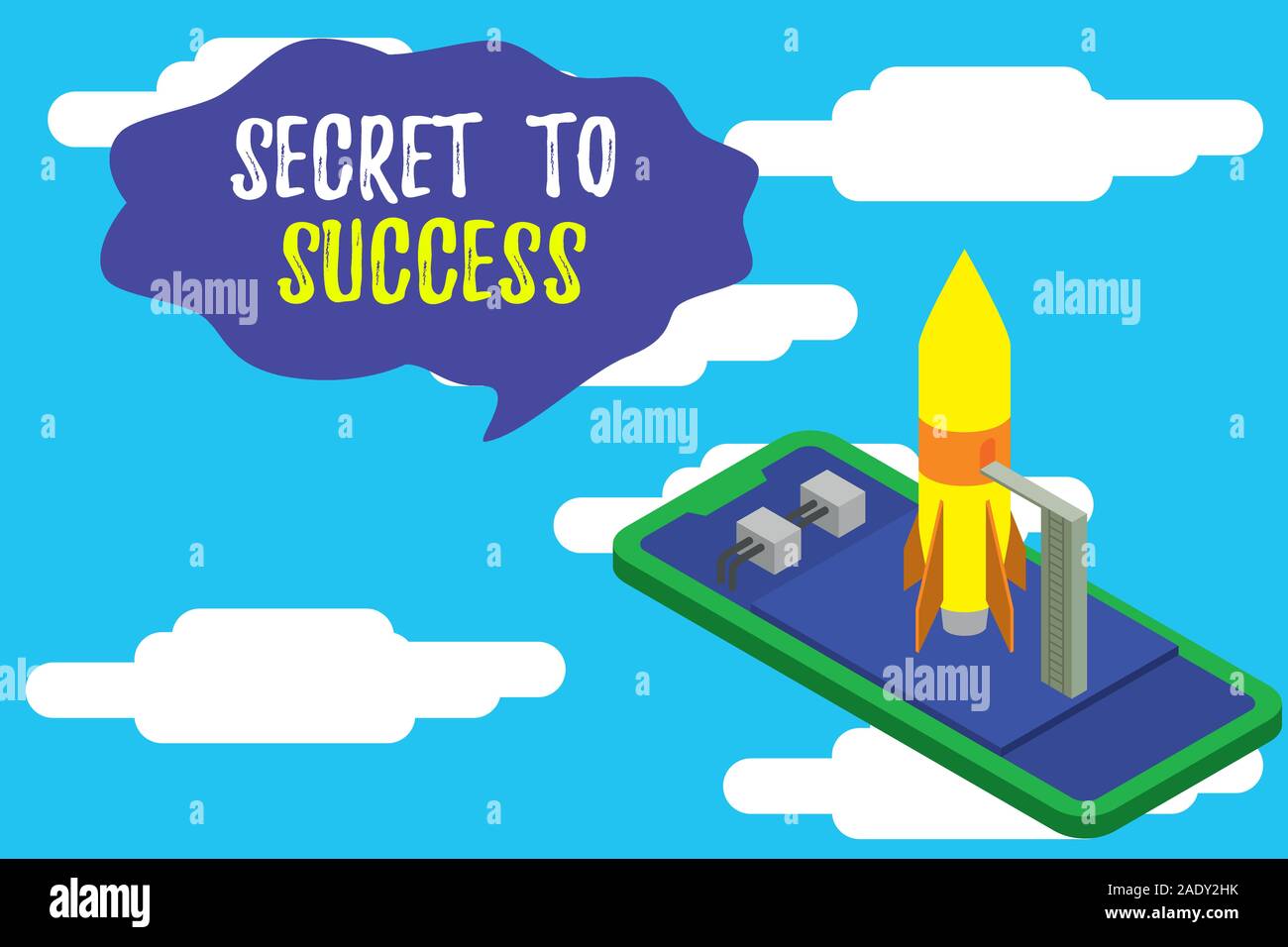 Text sign showing Secret To Success. Business photo text Unexplained ...