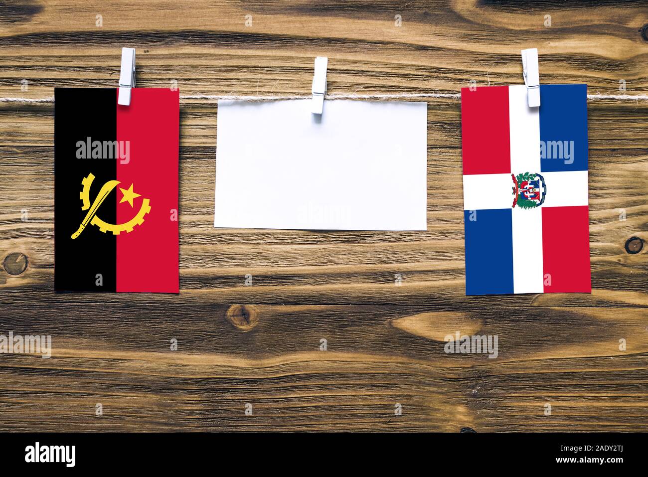 Angola dominican republic flags hi-res stock photography and images - Alamy