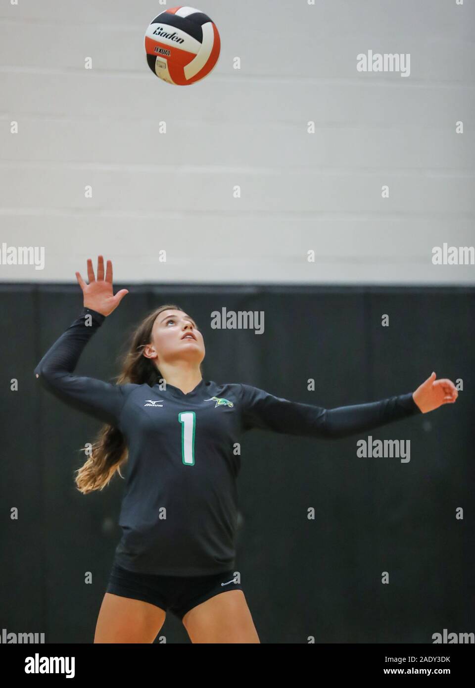 Volleyball action with Lakeland vs Post Falls High School in Post Falls ...