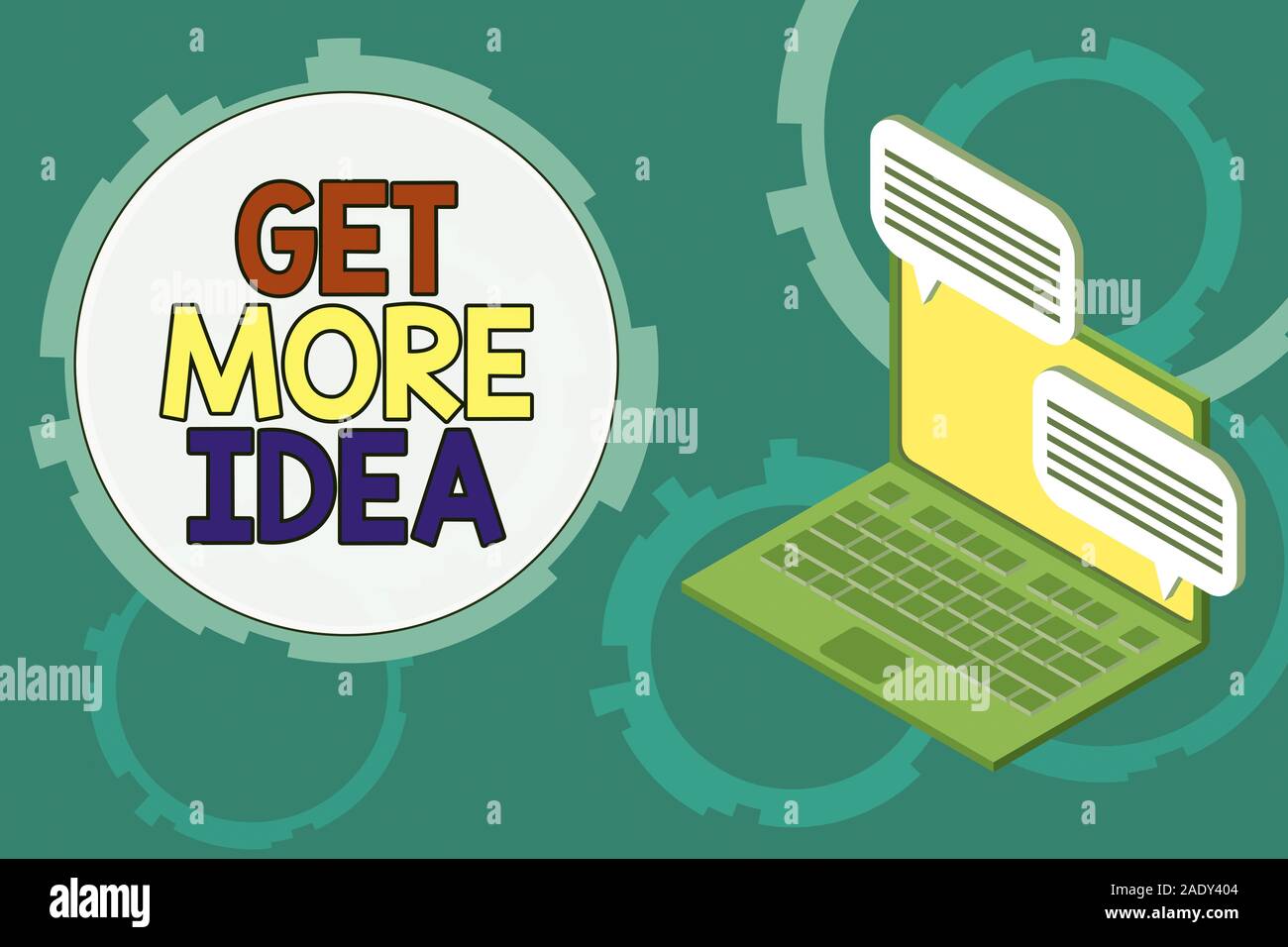 Conceptual hand writing showing Get More Idea. Concept meaning Random Input Mind Map Picture ...