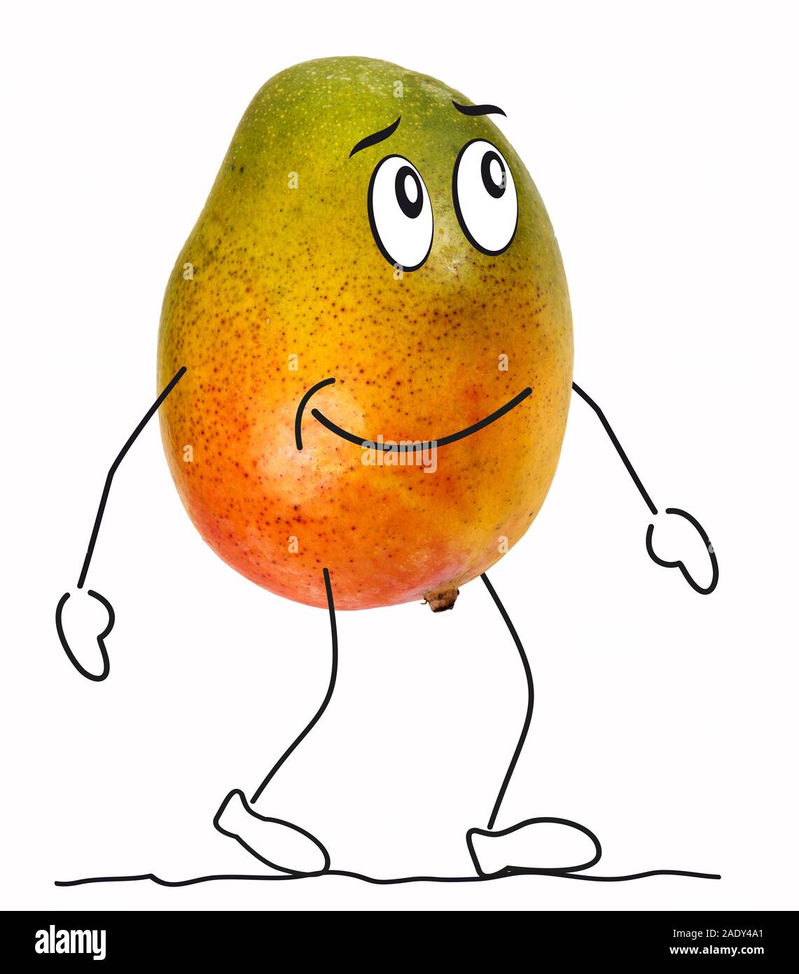 Cartoon character orange fruit hi-res stock photography and images - Alamy