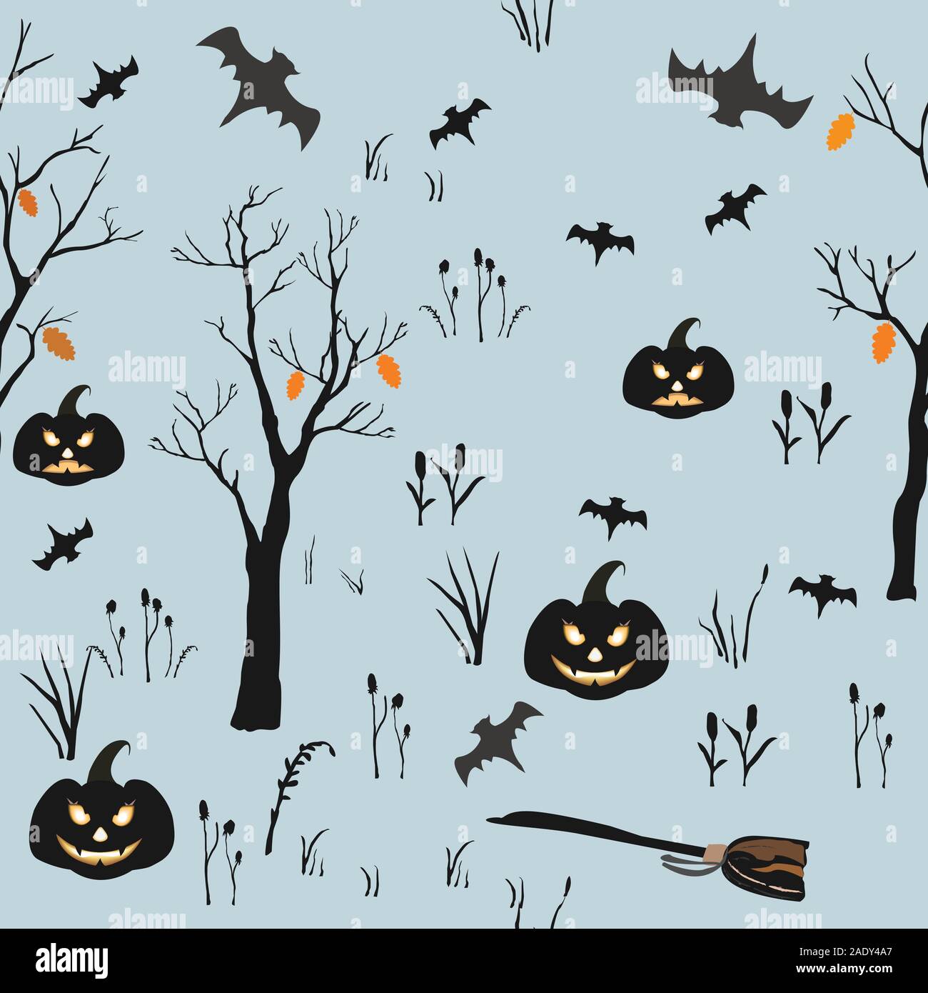 Halloween Element Set. Vector Illustration Stock Vector Image & Art - Alamy