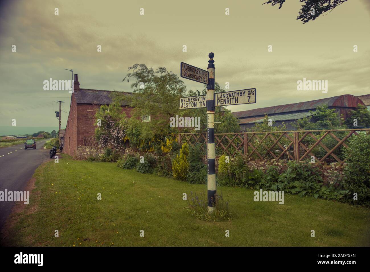 English Road Signs Stock Photo - Alamy