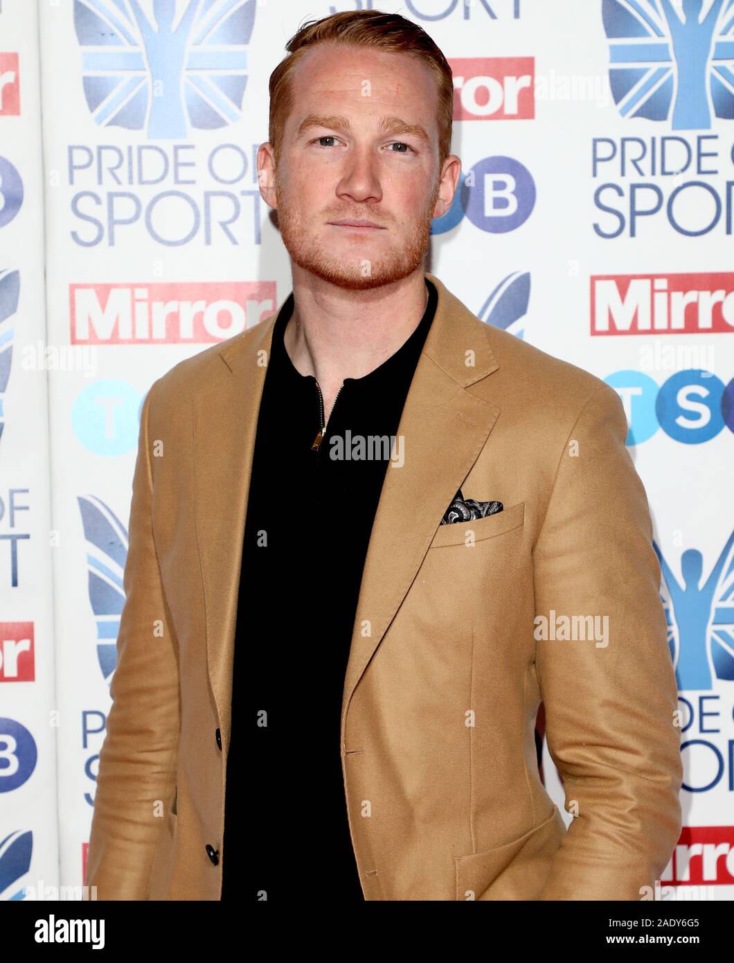 Greg Rutherford attending the Pride of Sport Awards 2019 held in London ...