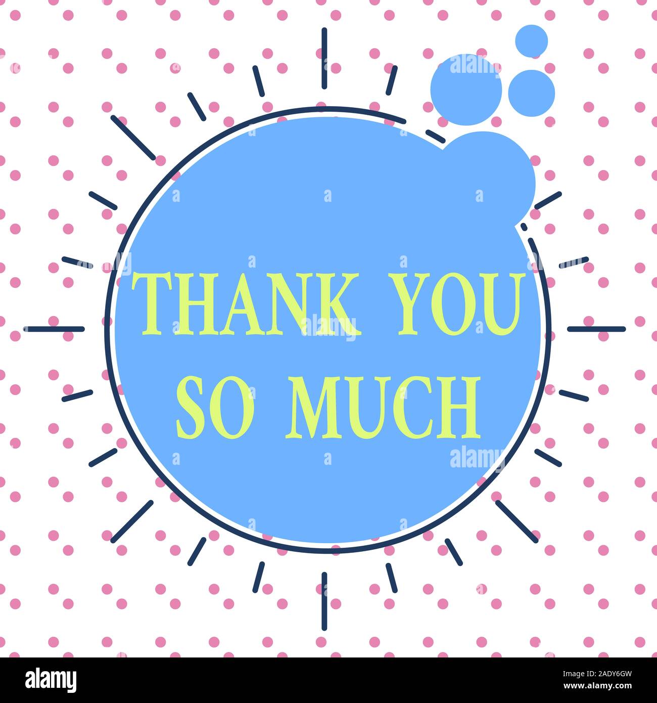 Word writing text Thank You So Much. Business photo showcasing ...